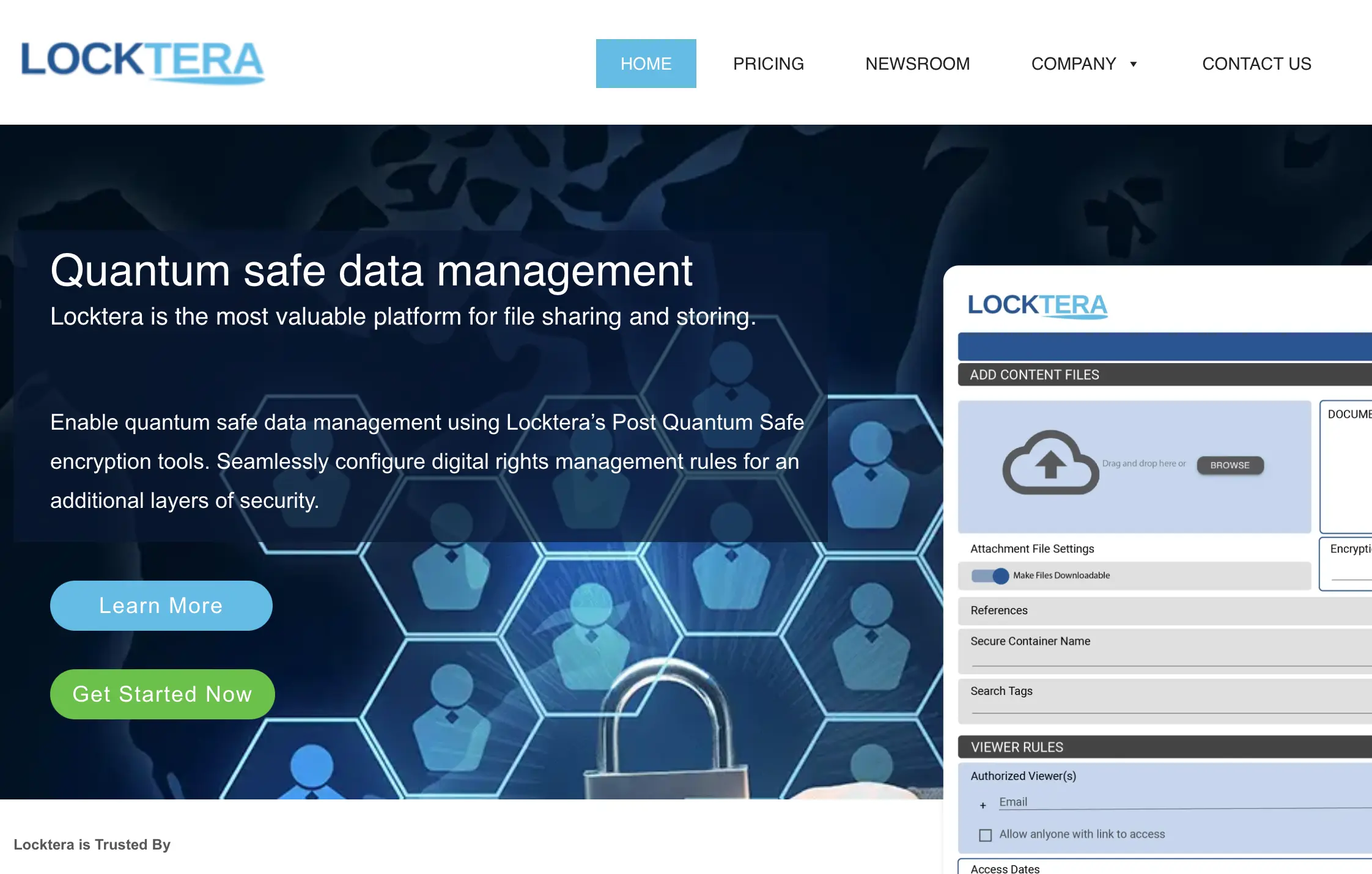 LOCKTERA: Quantum safe data management